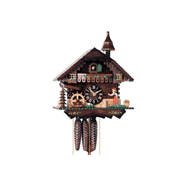 Moving Bell Ringer German Black Forest Cuckoo Clock 1 Day Musical ...
